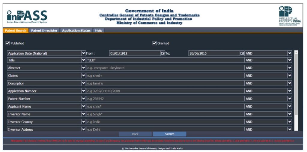 INPASS: Advanced Full Text Patent Search Tool | DexPatent